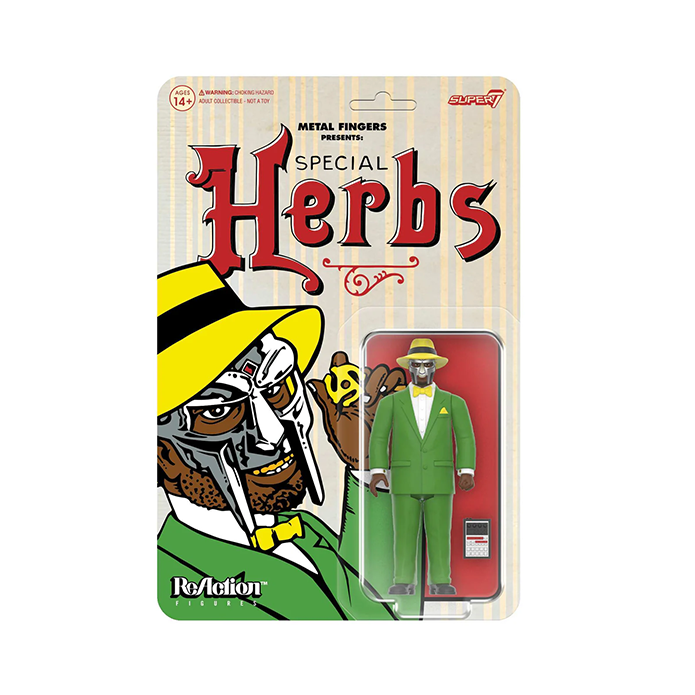 MF DOOM Special Herbs ReAction Figure — Blue Flowers
